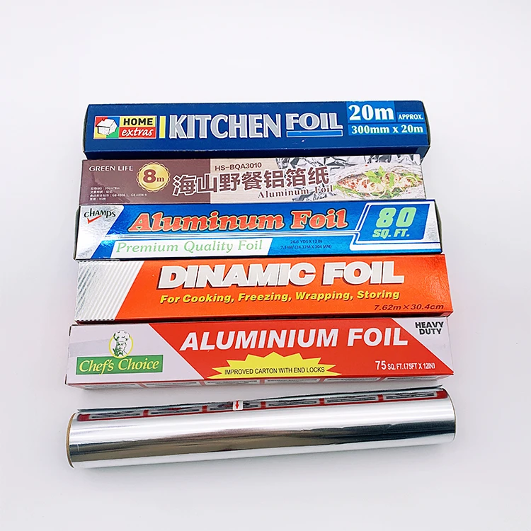 Custom Economy Pack Oil Proof Microwavable Tinfoil Foil Food Packaging ...