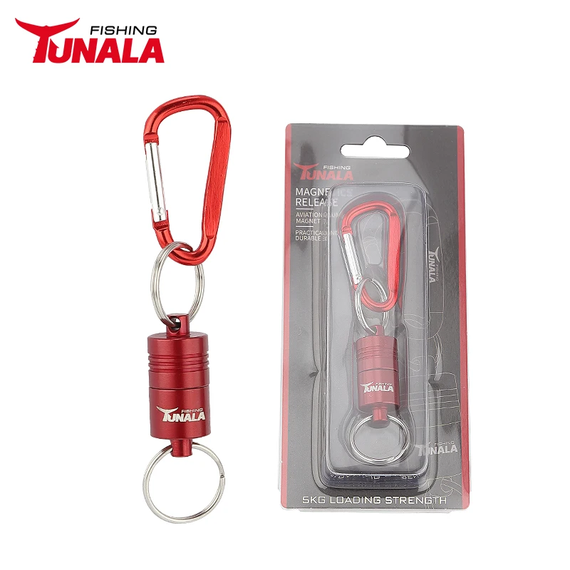 Aluminum Strongest Magnetic Net Release Magnetic Keychain Fly Fishing ...
