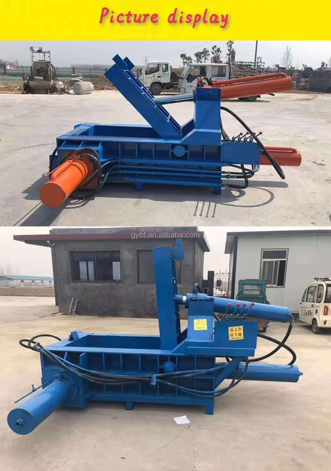 Small Scrap Metal Hydraulic Aluminum Can Compactor Press Machine - Buy ...