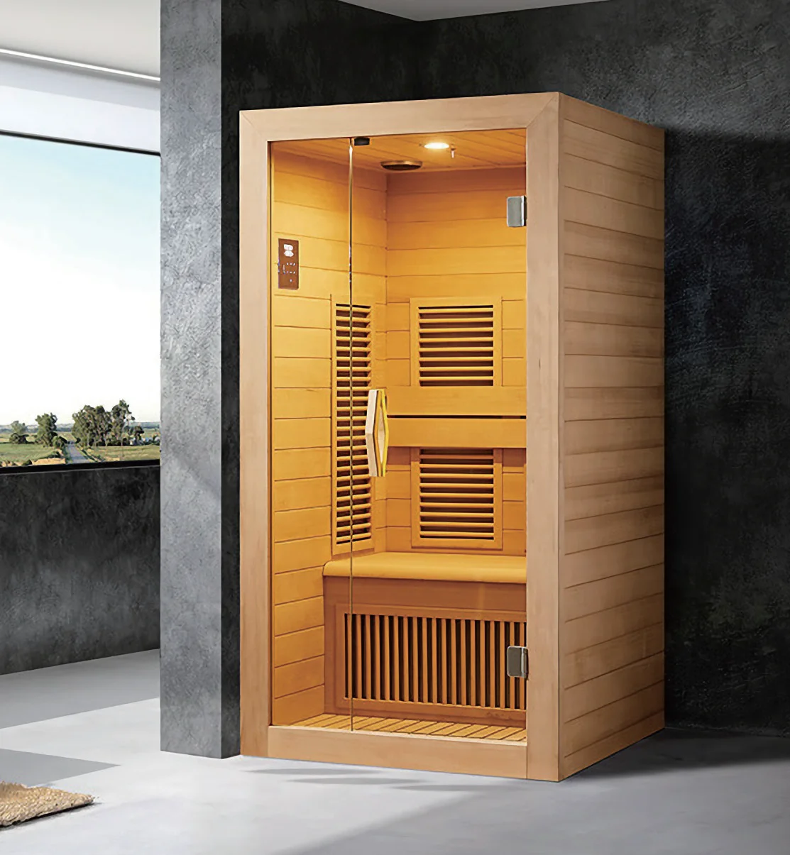 Large Outdoor Far Infrared Steam Cabin Outdoor Multi-person Design ...