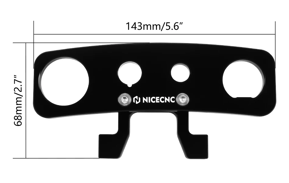Nicecnc Ignition Device Relocation Mount Dash Kit for KTM