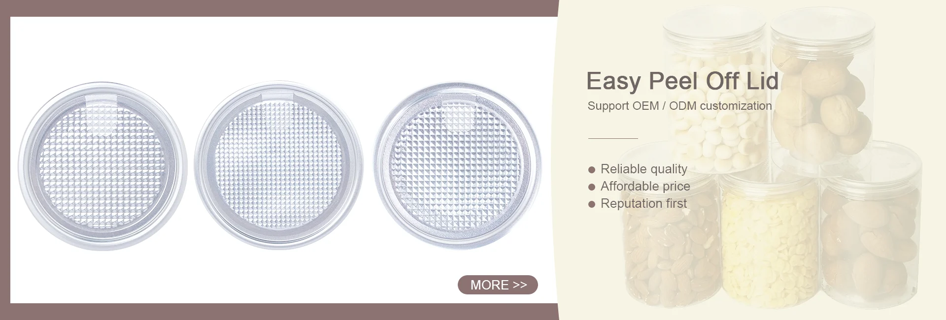 Shantou Mingtai Easy Open Lid Co., Ltd. - Easy Open End, Easy Peel Off Lid