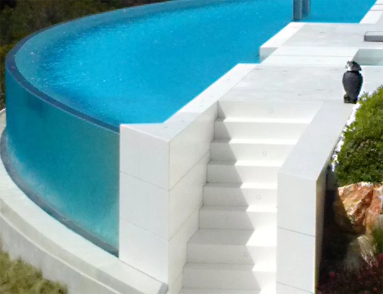 Custom Outdoor Clear Acrylic Swimming Pool,Borderless Acrylic Glass For ...