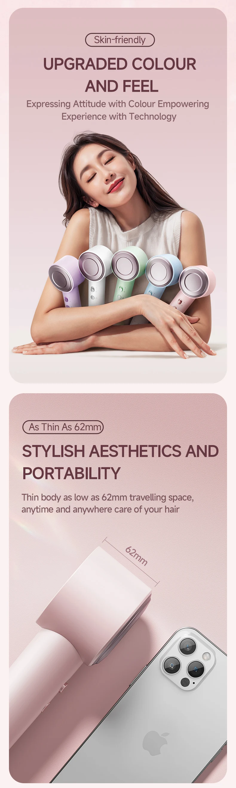 High Speed BLDC Brushless Hair Tools - Stylish & Efficient