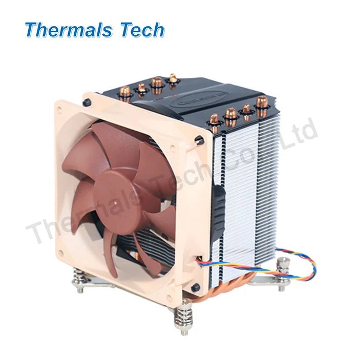 4U Server Radiator High Power 130W Heat Sink with 9025 Double Ball Fan ...