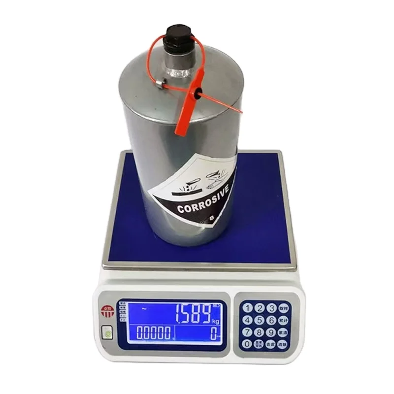 High Purity Packaging Flask 34.5kg For Mercury Silver Liquid Metal ...