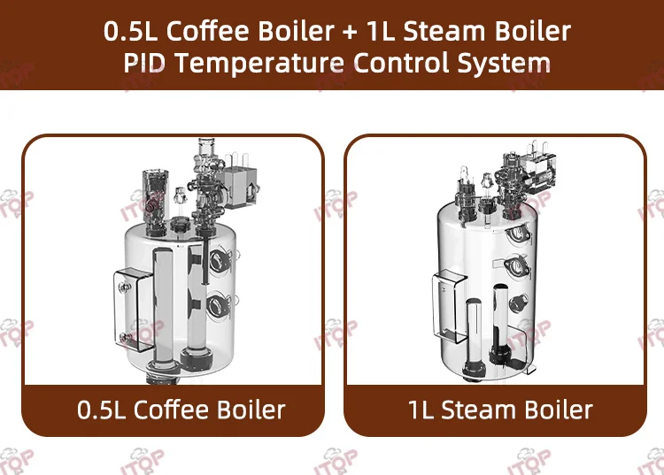 Luxury Double Boiler Espresso Machine - Professional & Versatile
