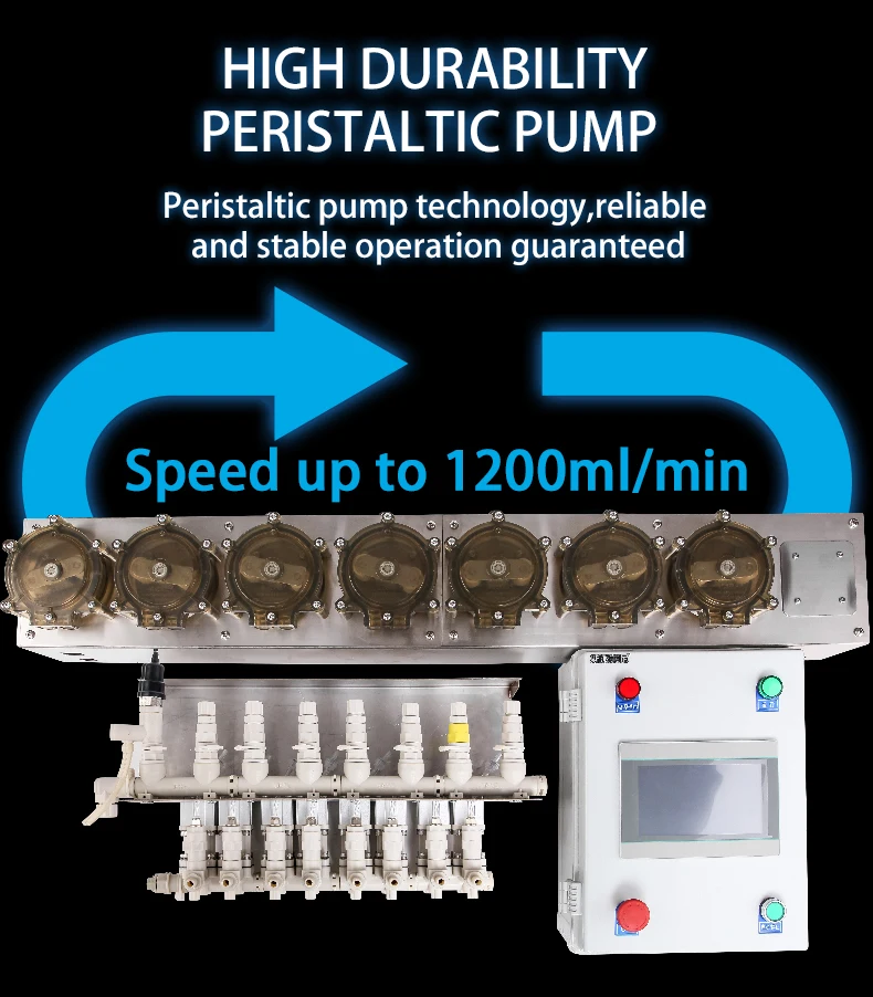 Ce Certification Peristaltic Pump Chemical Laundry Dispenser For One ...