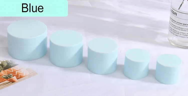 Empty Round 3g 5g 10g 15g 30g 50g 80g Skin Care Cream White Pp Plastic ...