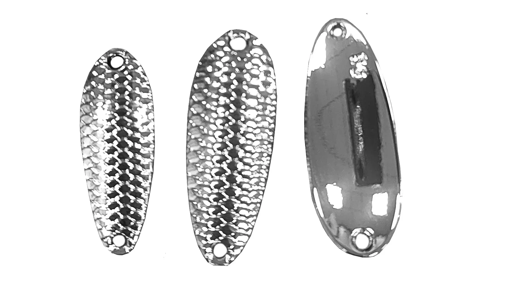 Glittering Scale Lure Blanks Artificial Bluegill Baits Fishing Spoon ...