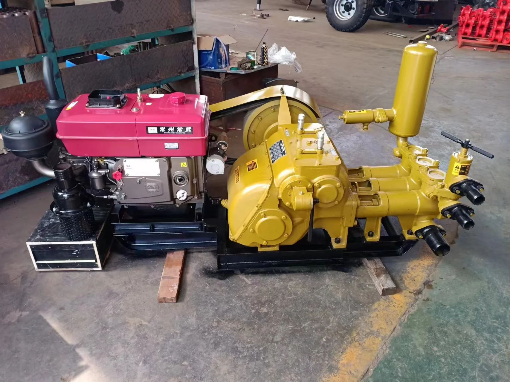 ICLES 250 Triplex Mud Pump Horizontal Triplex Piston With 3 Pistons ...