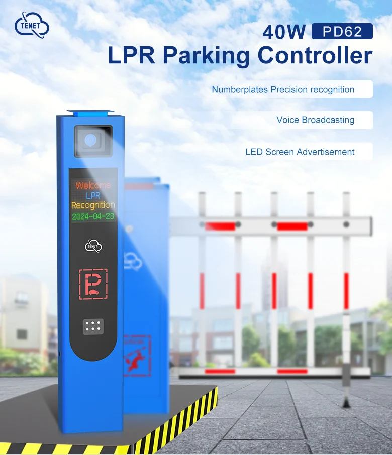 TENET PD62 LPR ANPR Camera for Efficient Parking Lot Management