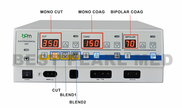 Bpm-es506 Electrosurgical Generator Beauty Portable 400watts Bipolar ...