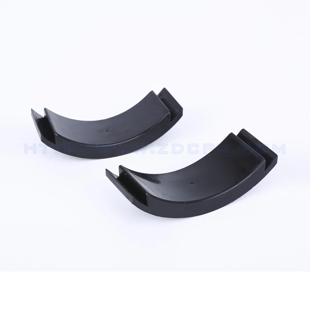 Custom Injection Molding Process Services White Abs Plastic Curved Peak ...