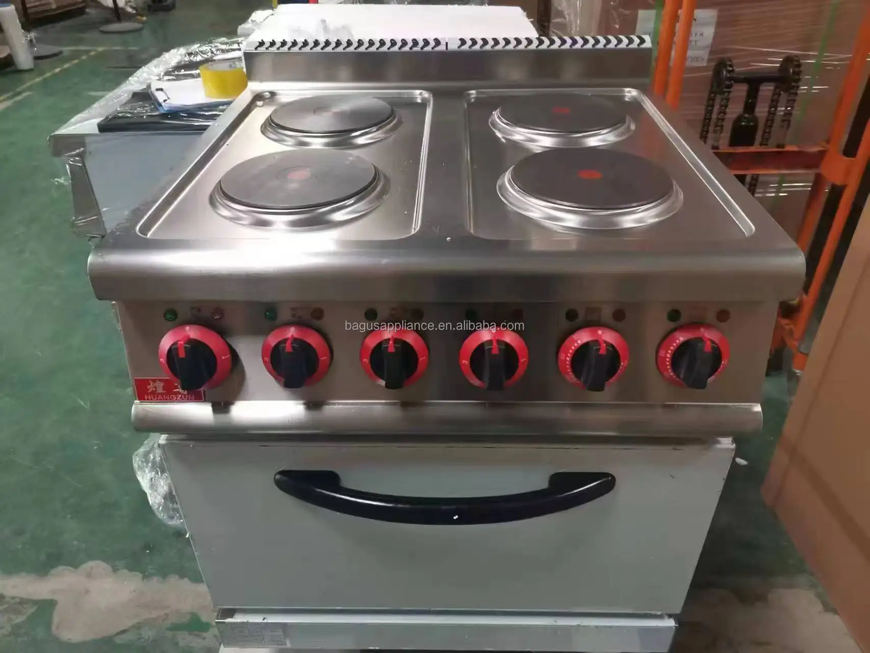 Commercial Freestanding 4 Plate Electric Cooker Oven for Hotel ...