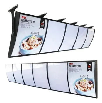 Kfc Fast Food Cafe Menu Board Display Illuminated Led Menu Backlit ...