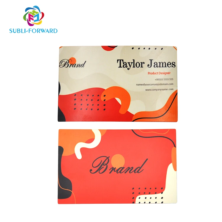 Subli-forward Sublimation Plastic PVC Cards Blank Name Card for ...