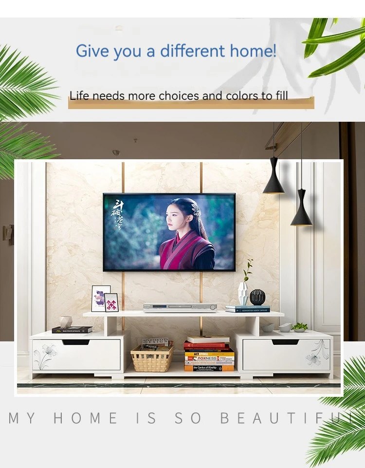 Simple Modern Tv Cabinet Multifunctional Living Room Tv Cabinet ...