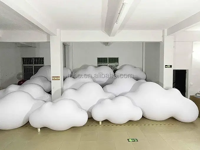 Inflatable Cloud Balloons with LED Lights - Event Decor