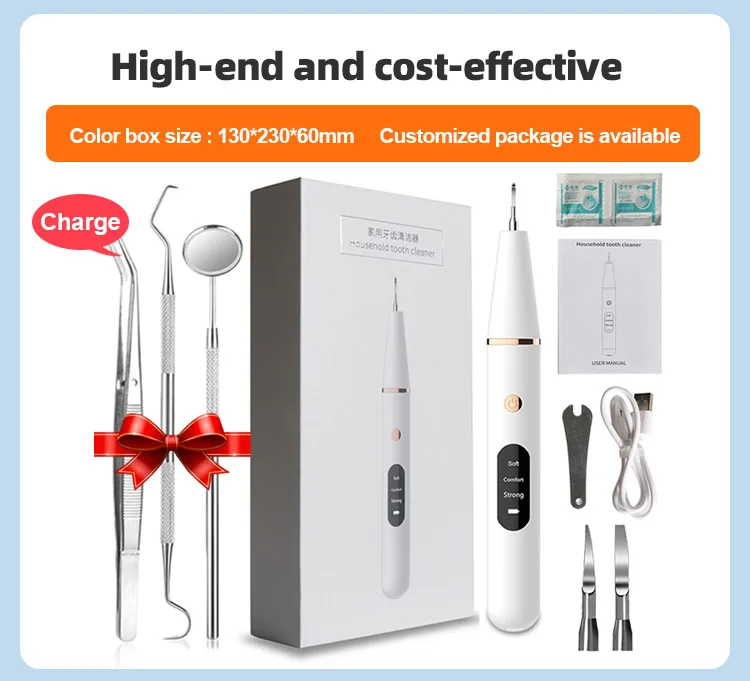 Professional Portable Sonic Tooth Cleaner Tartar Remover Teeth ...