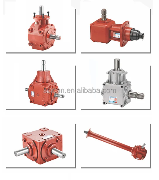 Mower Gearbox Transmission Agricultural Gearbox For Mini Tractor Pto ...