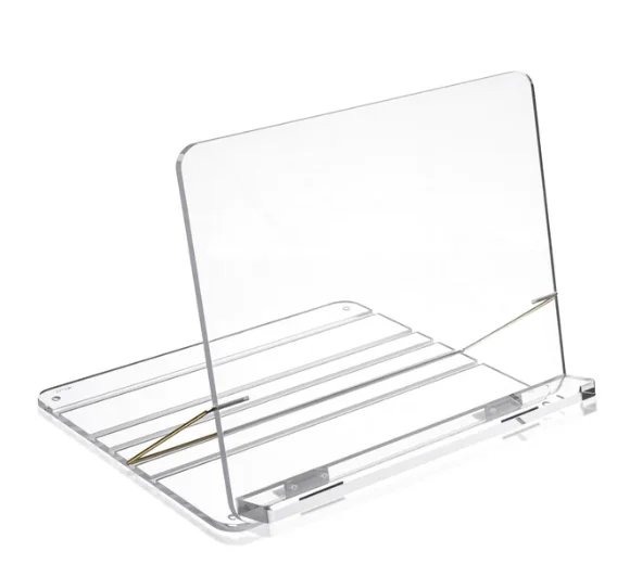 Factory Custom Clear Acrylic Tabletop Shtender Lucite Foldable Shtender ...