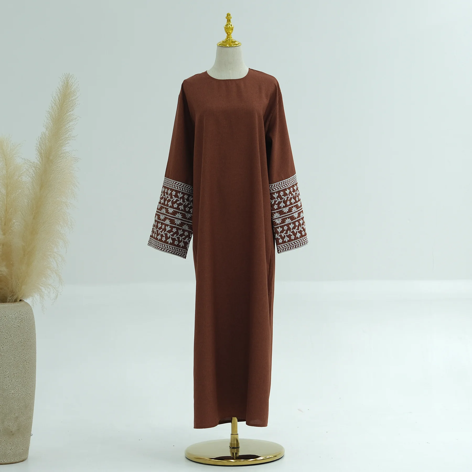 Latest Turkey Eid Modest Abaya For Girl Kimono Muslim Women Dress ...