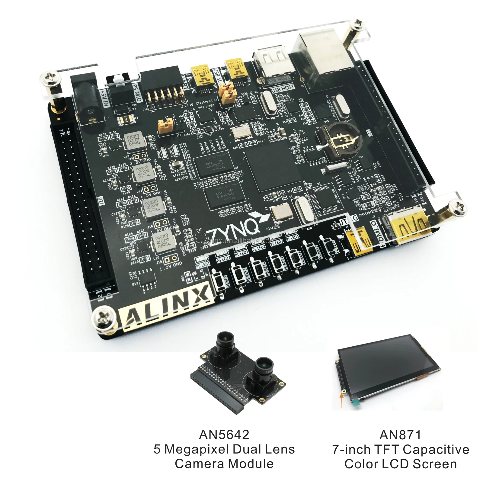 XILINX ZYNQ 7000 7020 XC7Z020 FPGA Development Board ARM ALINX Brand (Board + 2 lens Camera ...
