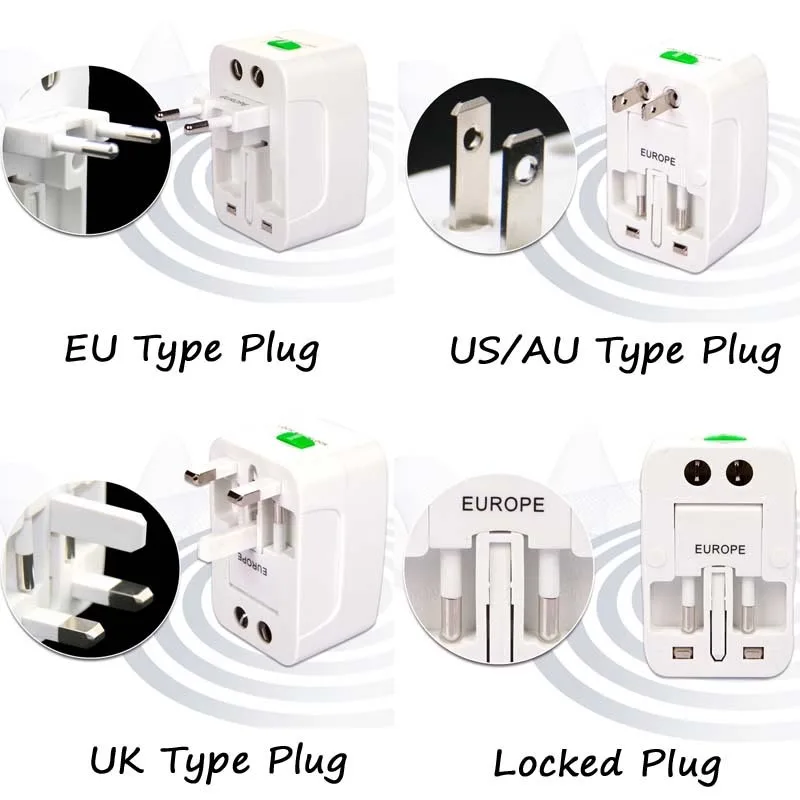 Universal Travel Adapter - All in One International Plug
