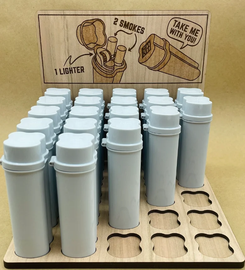 Portable Plastic Cigar Tubes Travel Case Humidor Pocket Cigar Case With ...