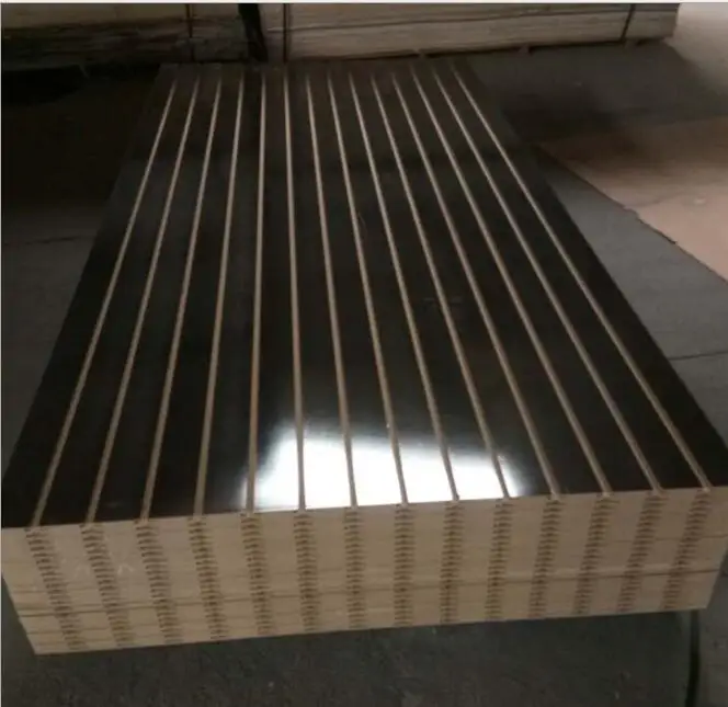 18mm Thickness Slatwall Laminated Mdf Sheet Board Groove Slat Wall ...