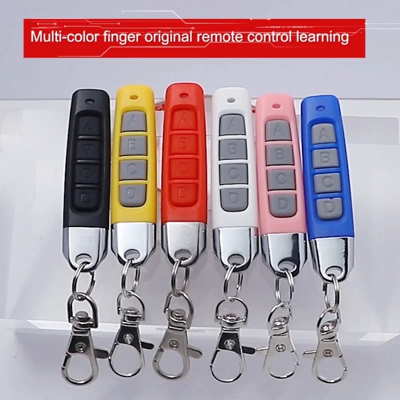 Mini Finger Model 315/433.92mhz Learning Code Four Keys Automatic Door ...