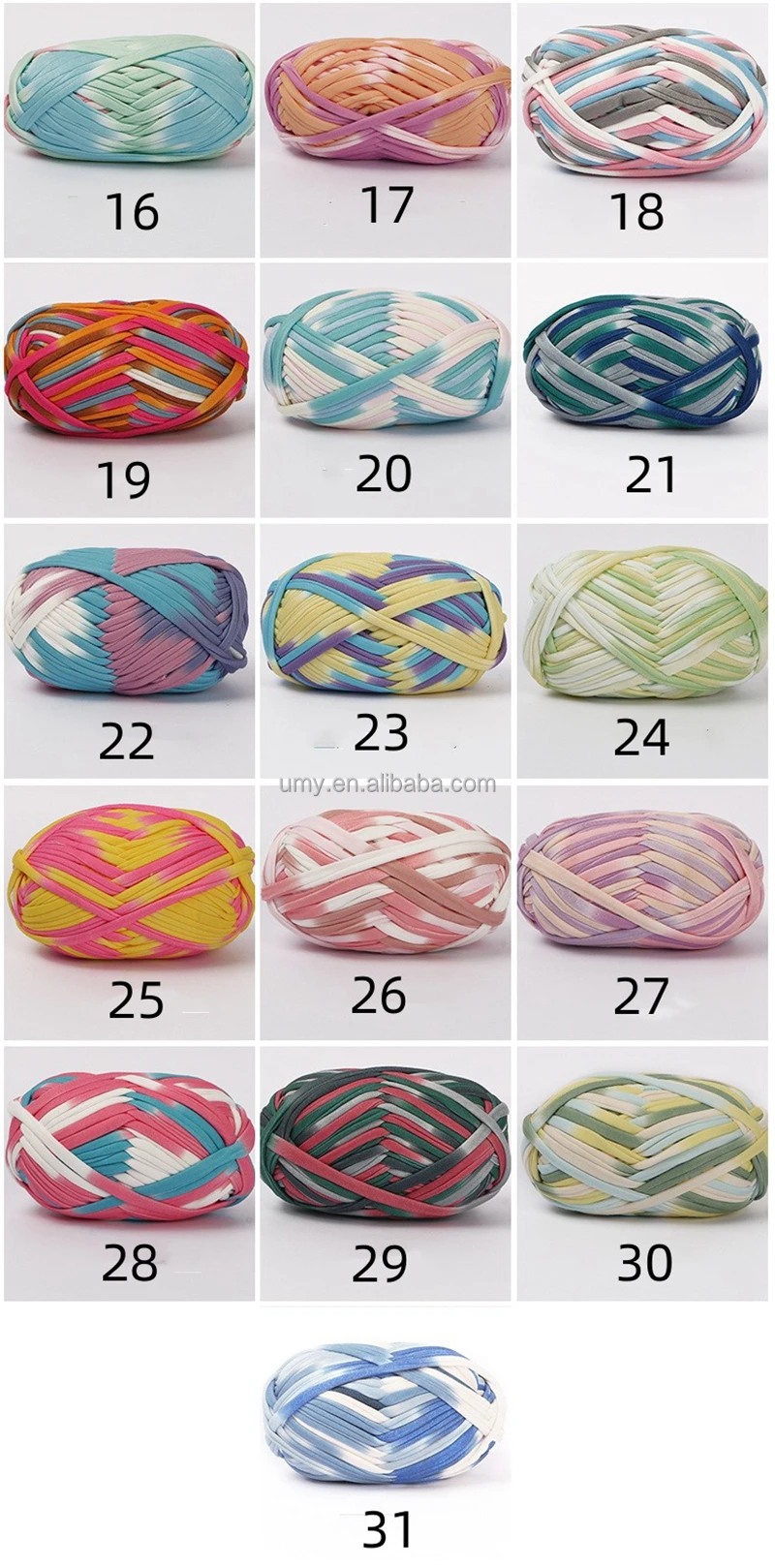 Umy Weaving Yarn Trapillo Para Tejer a Crochet En Rollo