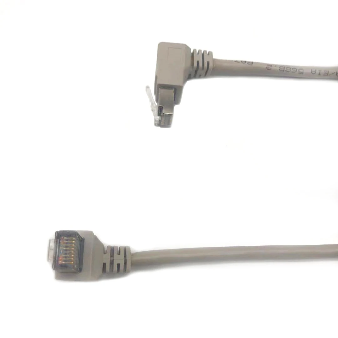 Right Angle Ethernet Cable Cat5e Rj45 Network Lan Patch Cords Cat5e ...