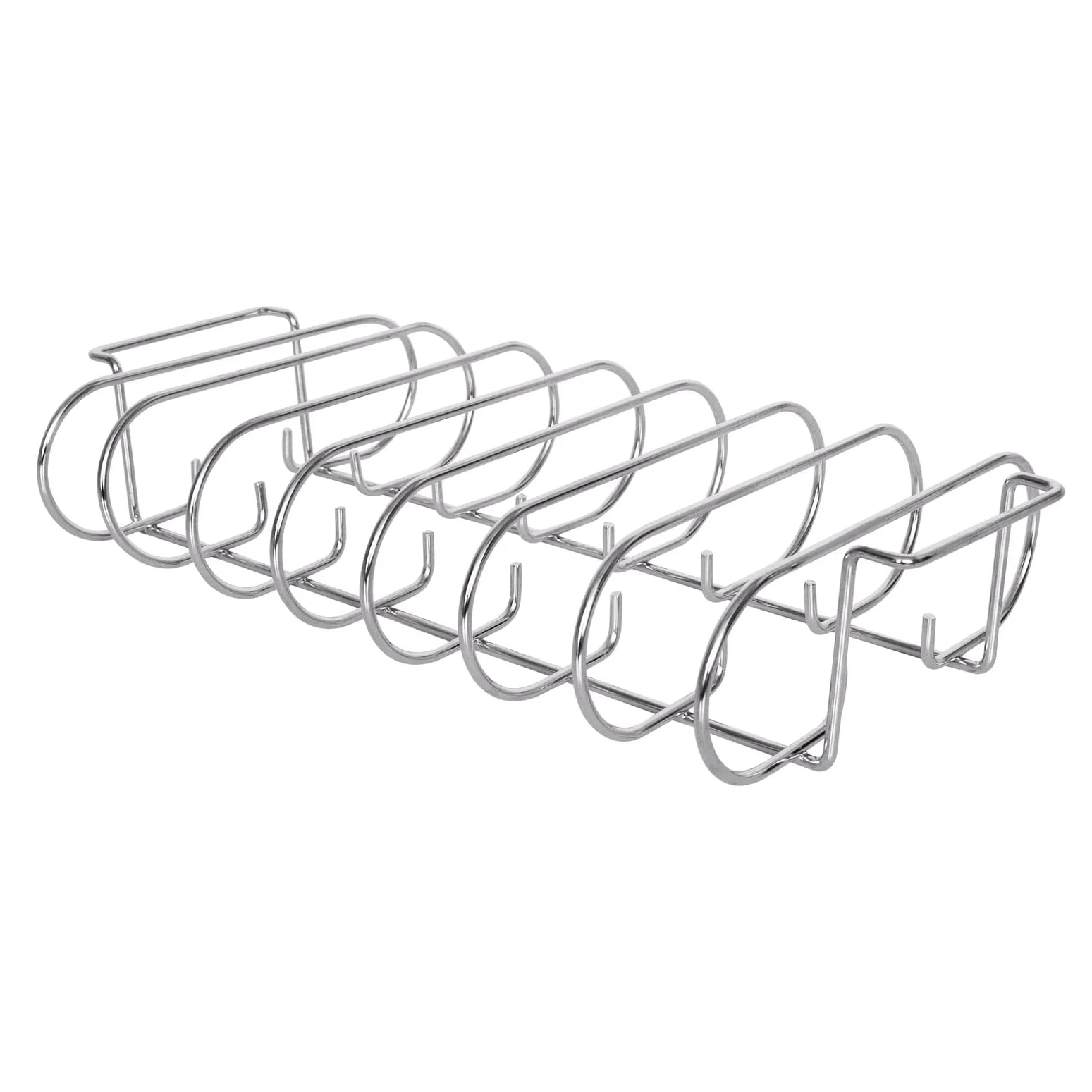 304 Stainless Steel BBQ Rib Holder Accessories Holds 7 Ribs for Kamdo ...
