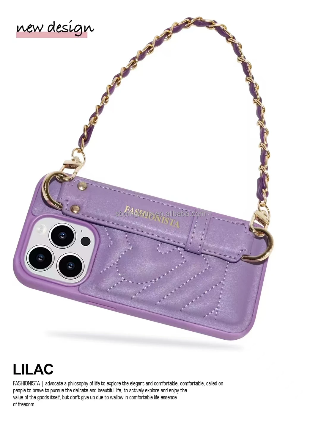 New Design Diagonal Slant Strap Bag Style Leather Phone Cover For ...