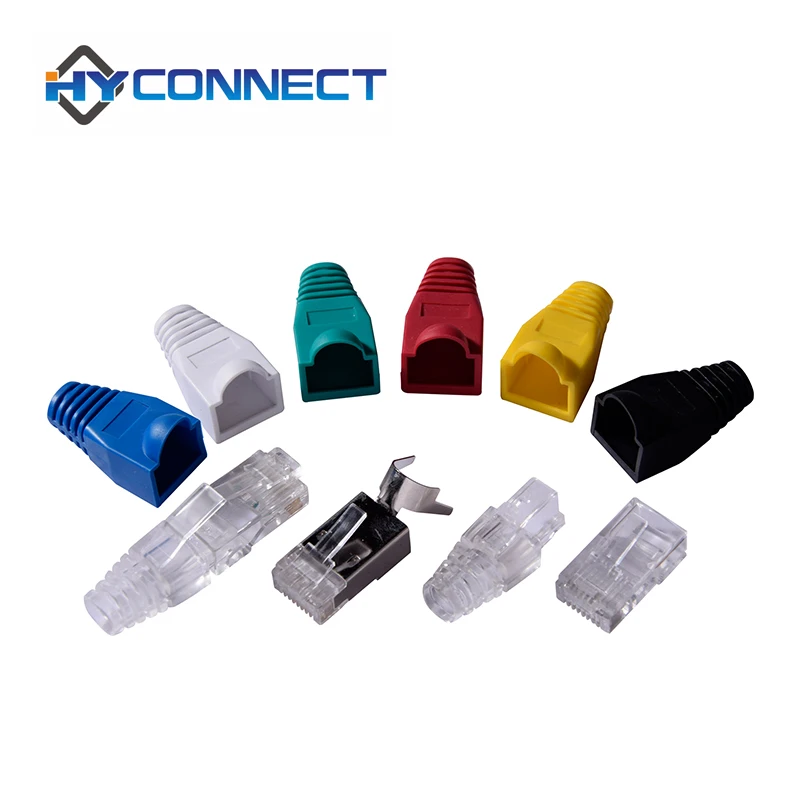 RJ45 Boot Cat5e Cat6 Cat6a UTP Strain Relief Boot for Cabling