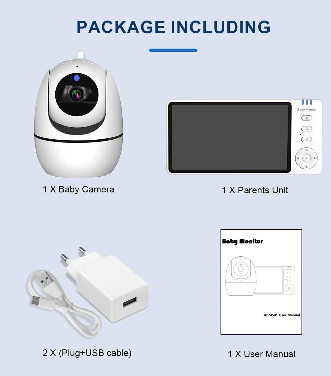 Best Price 5inch 720p Factory Digital Video Baby Monitor With Camera ...