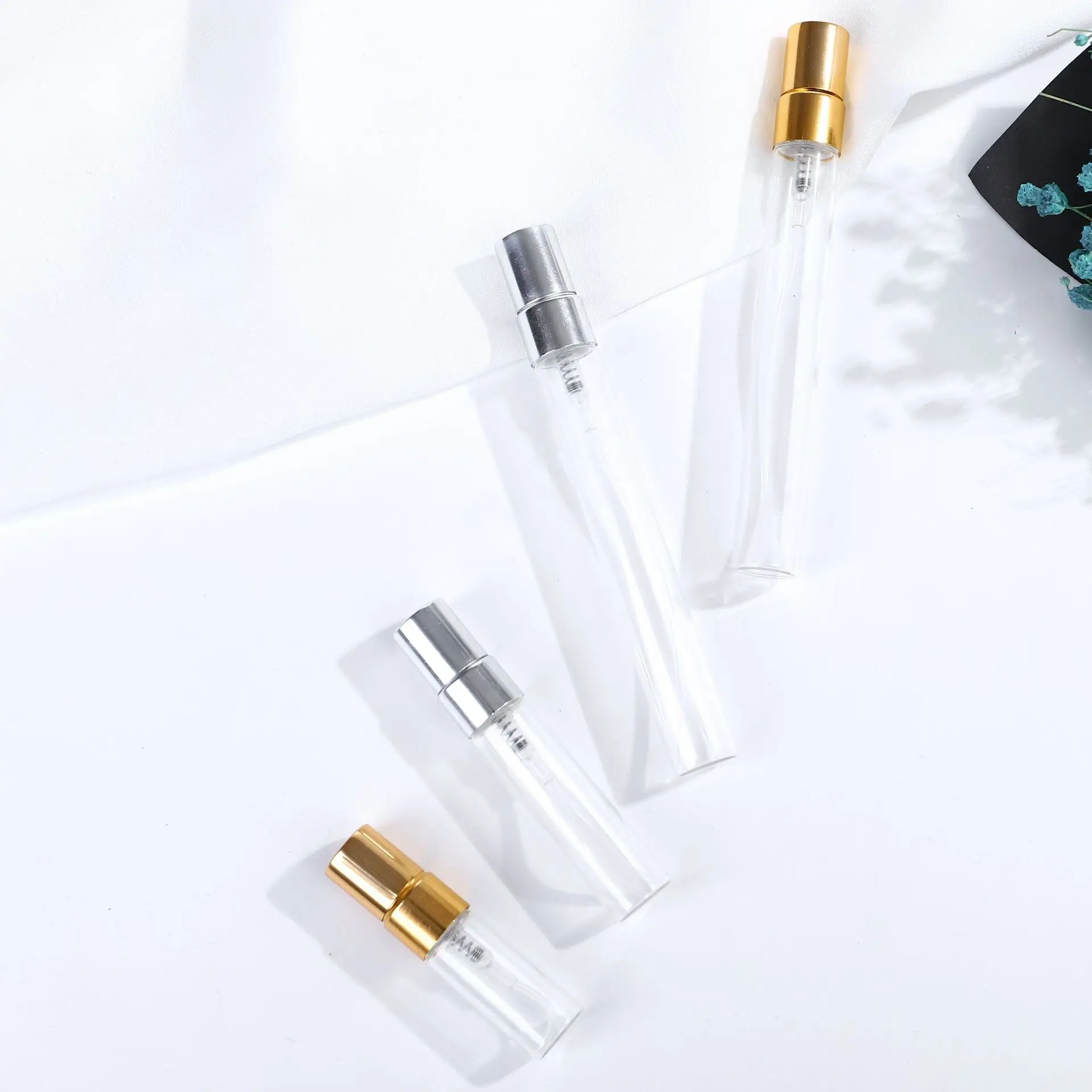 2ml / 5ml / 8ml / 10ml Atomizer Glass Perfume Sample Bottles Cosmetic ...