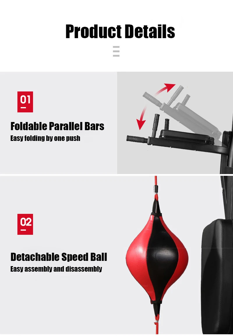 3 Station Strength Training Multi Gym Exercise Equipment Multi Function ...