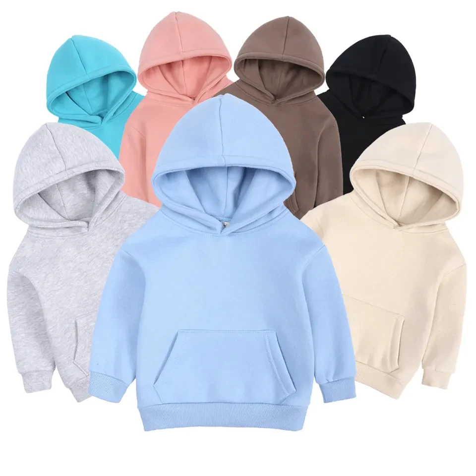Wholesale Children’s Solid Color Hoodies - Comfort & Style