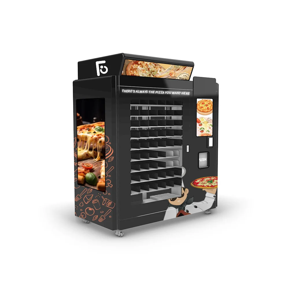 Vending Machine Automatic For Hot Dog Pizza Spiral Spring To Vending ...