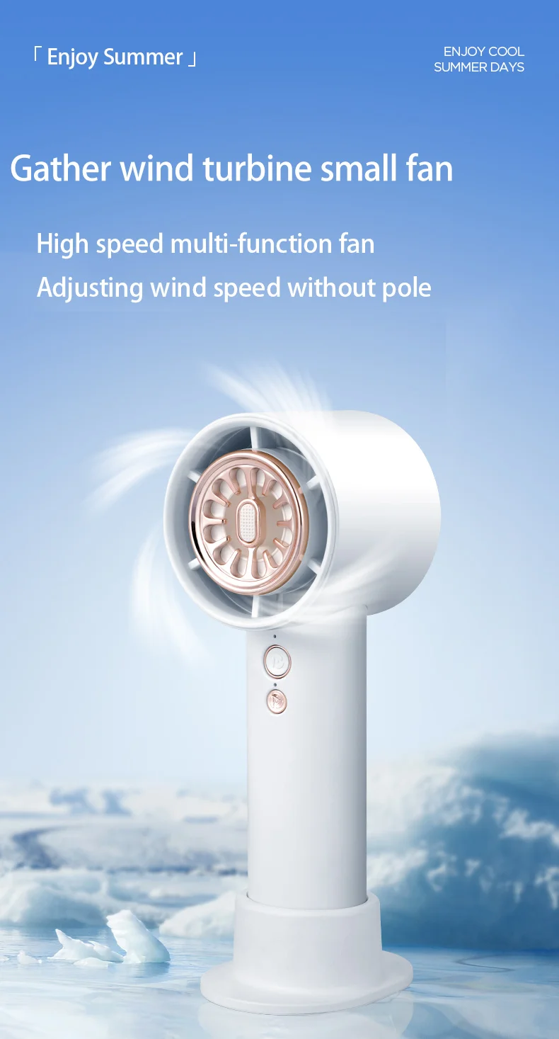 Oem 2024 New Released High Speed Fan Mini Fan Portable Battery Charger ...