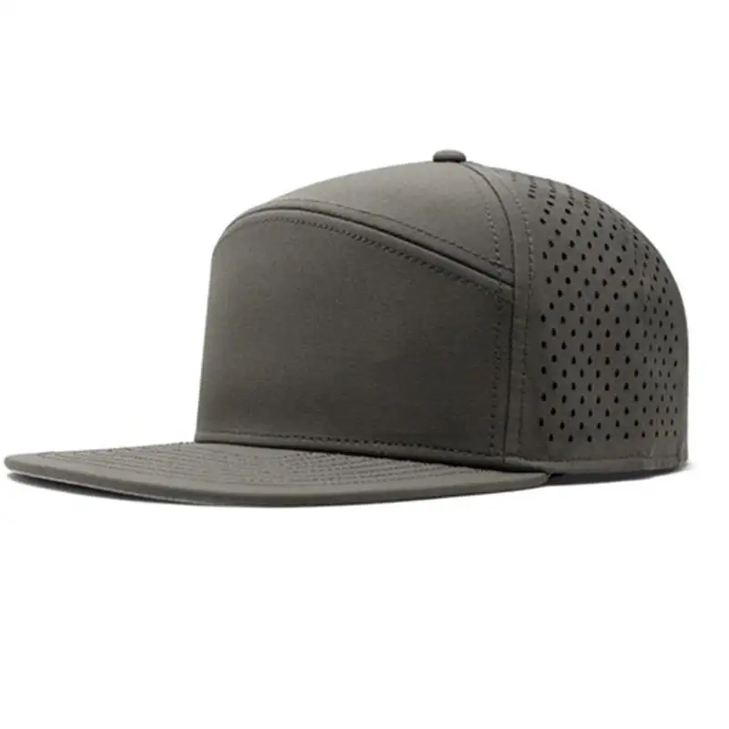 Oem Custom Waterproof 6 Panel Breathable Laser Perforated Hole Gorras ...