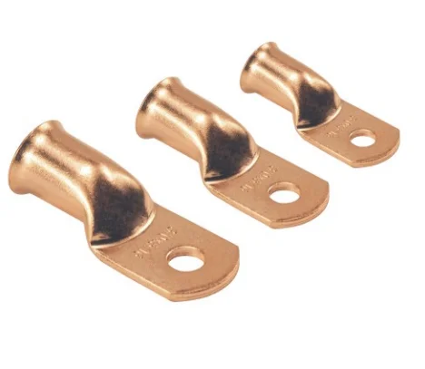 AWG 1/0 3/8 " Battery Lug Pure Copper Cable Terminal Tubular Wiring ...
