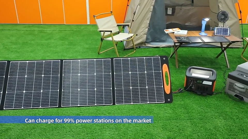 Foldable 200w Portable Solar Panel Solar Panel Charger For Laptop ...