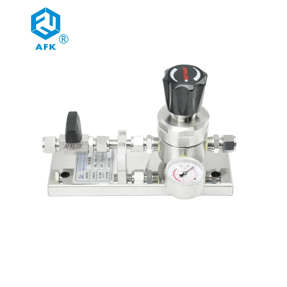 Single Meter Nitrogen Gas Cylinder Regulator with 6mm (1/4) Clamp Panel ...