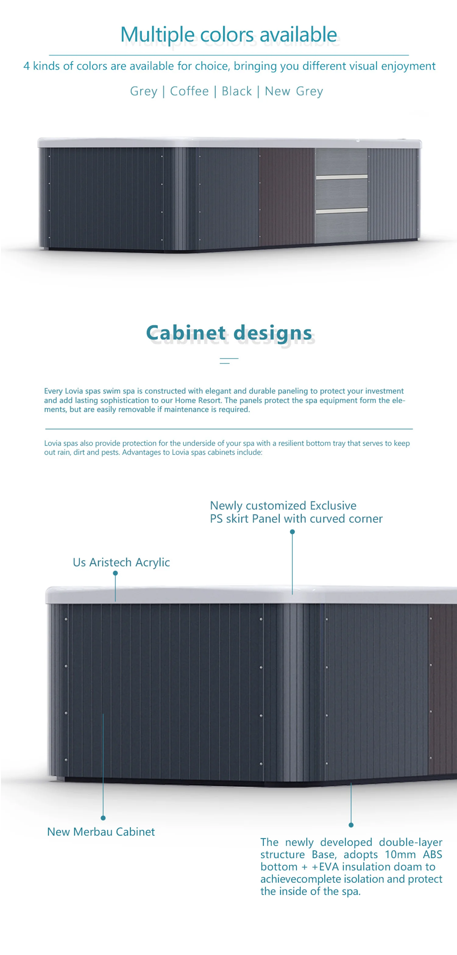 Guangzhou Modern Design Garden Swimming Pool Smart Acrylic Control ...