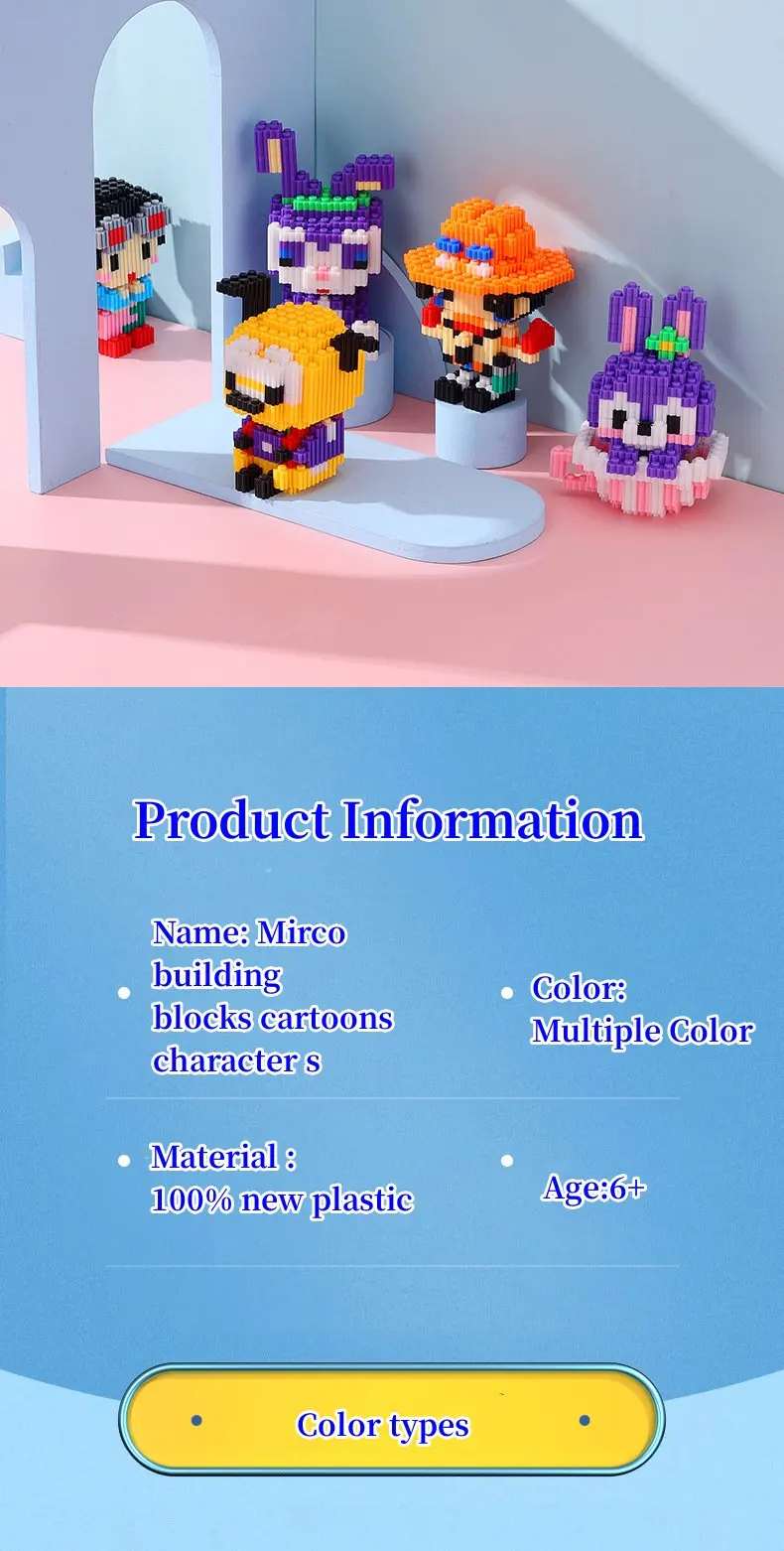 Micro Mini 3d Puzzle Building Blocks Diy Mini Legoing Crayon Shin-chan ...