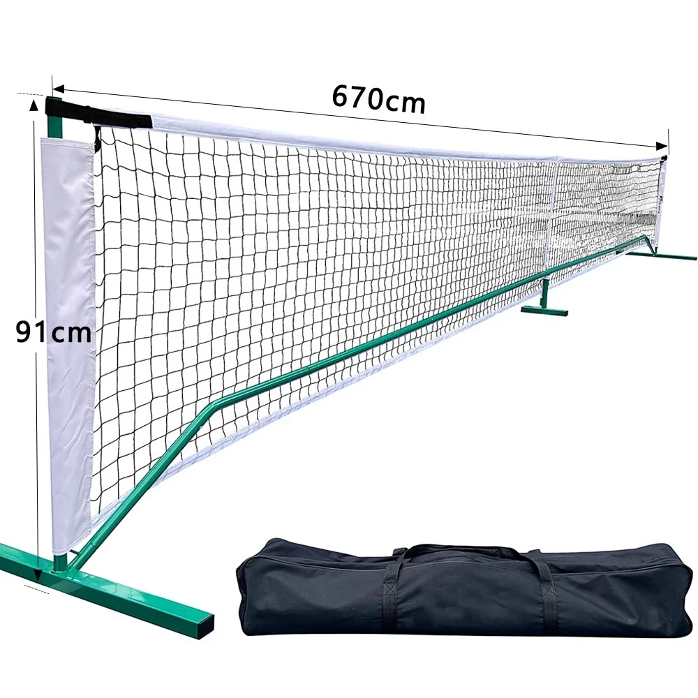 Portable badminton pole and net Adjustable Height Badmitton Net Durable ...